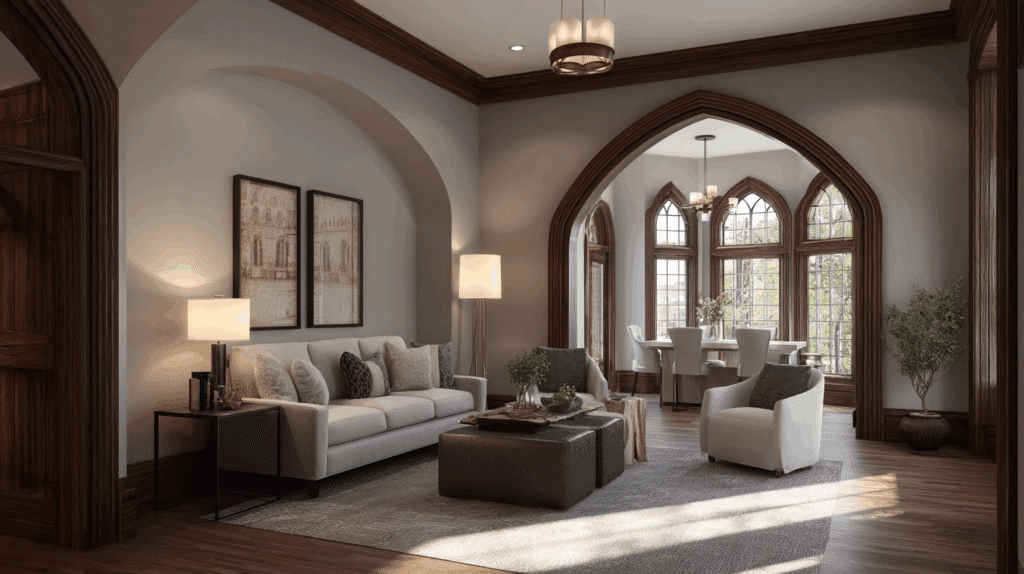 11 Gothic House Ideas to Add that Bring Dark Charm - The Style Saloniste