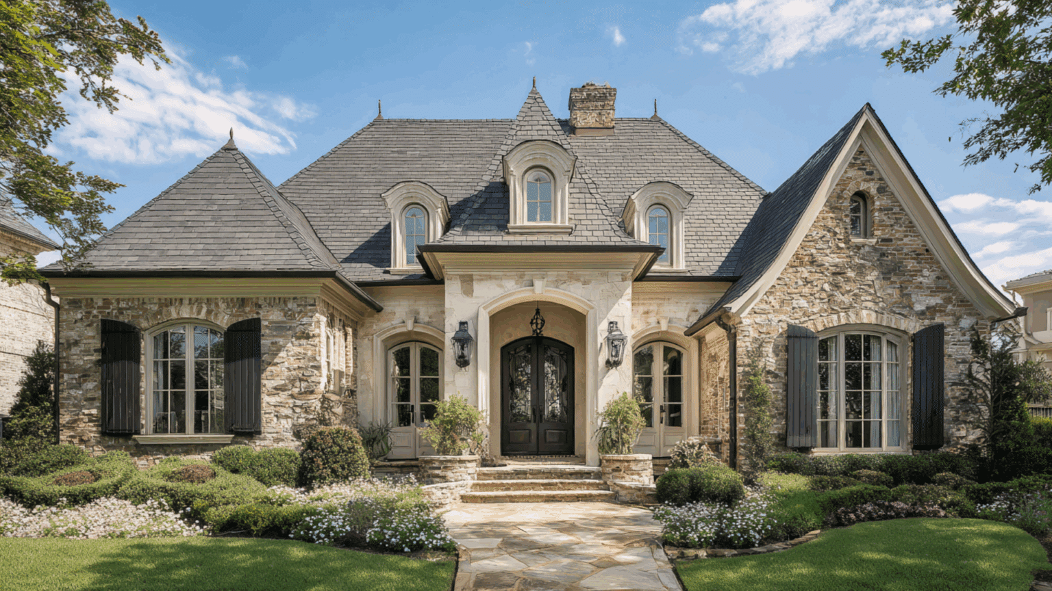 French Style Homes - Types and Exterior Inspirations - The Style Saloniste