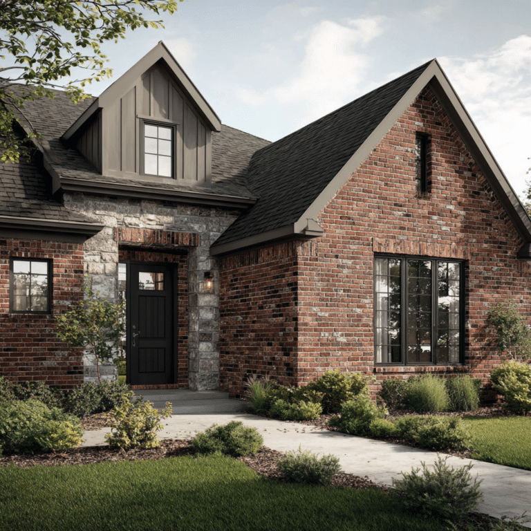 13 Brick Exterior Paint Color Ideas and Recommendations - The Style ...
